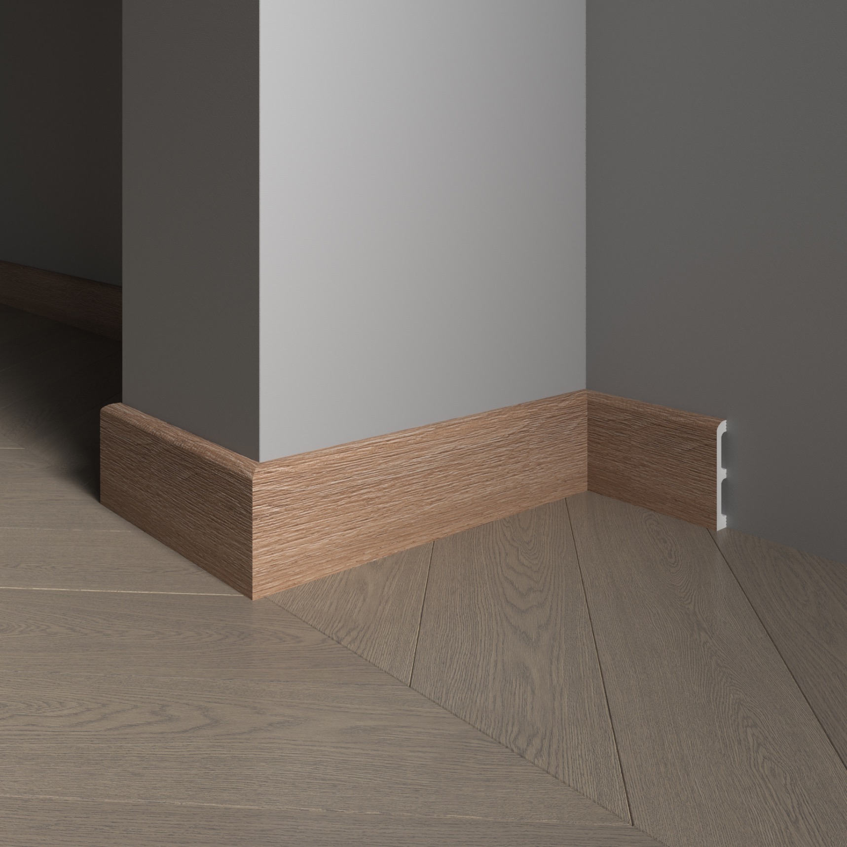 Плинтус DECOR-DIZAYN 706-90SH - купить по цене 770 руб. в Plintusdom.ru ...